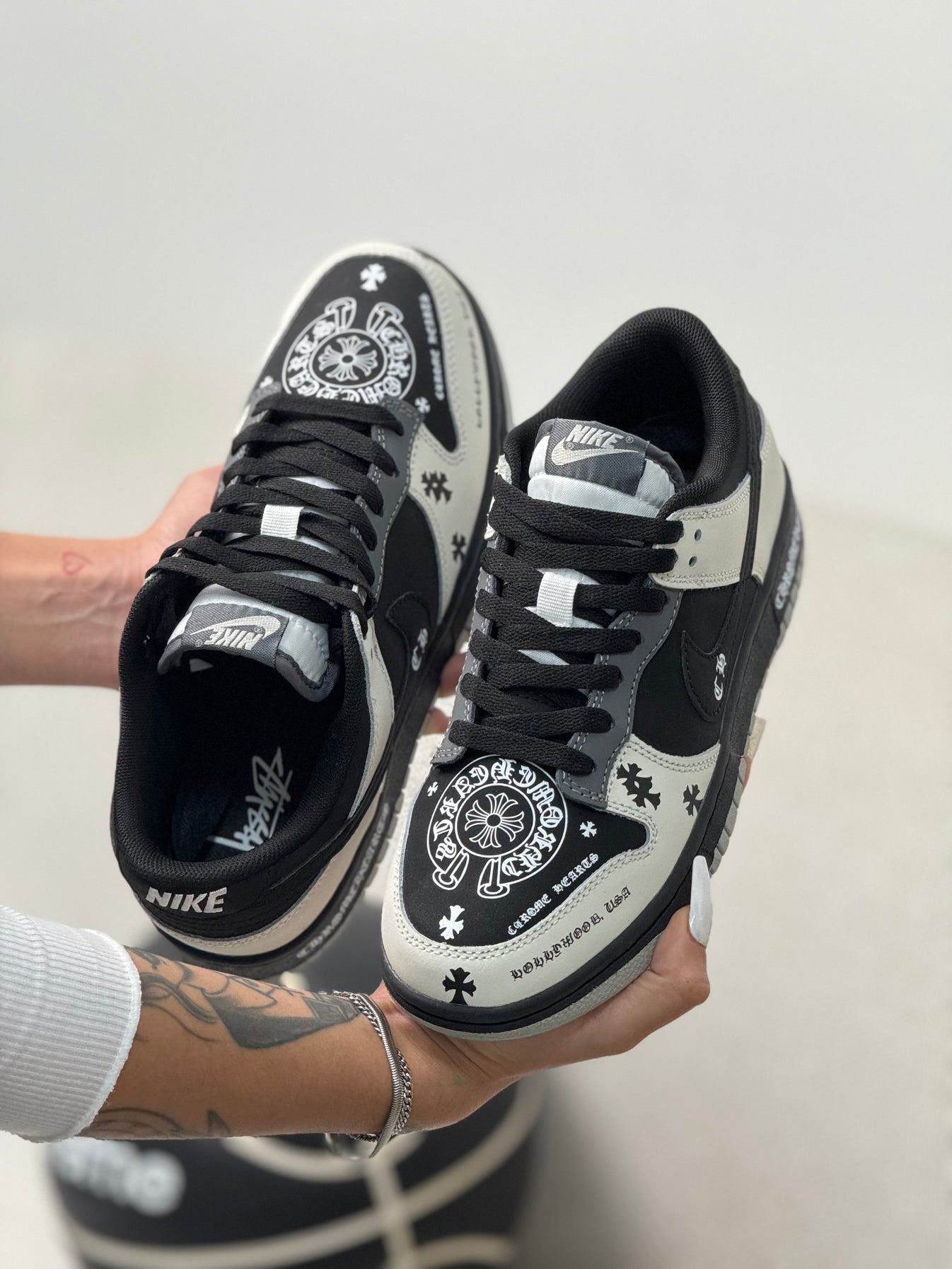 Nike Dunk Low Chrome Hearts Custom – workshop